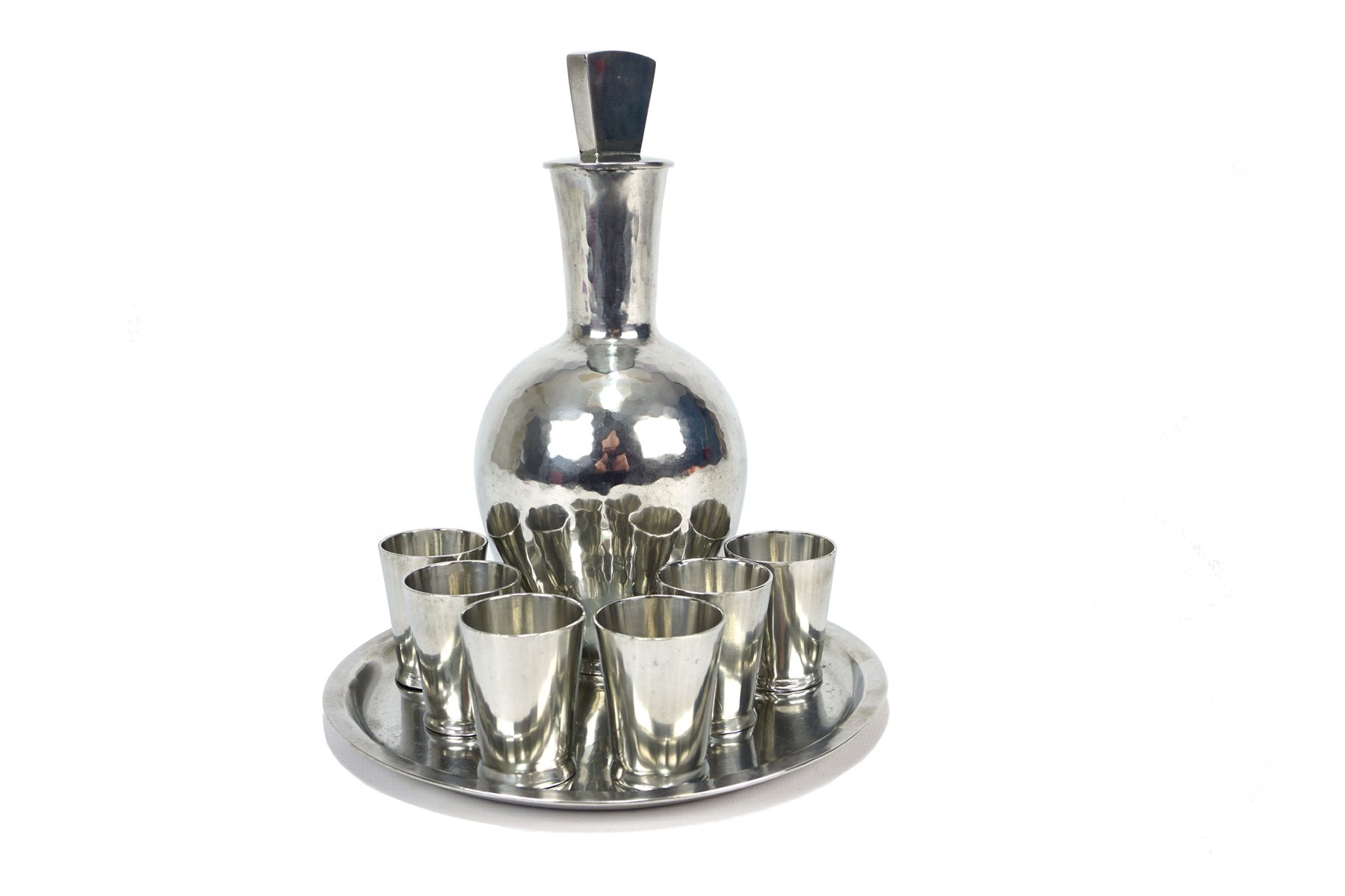 Bauhaus Liqueur Set by Karl Raichle, 1930s for sale at Pamono