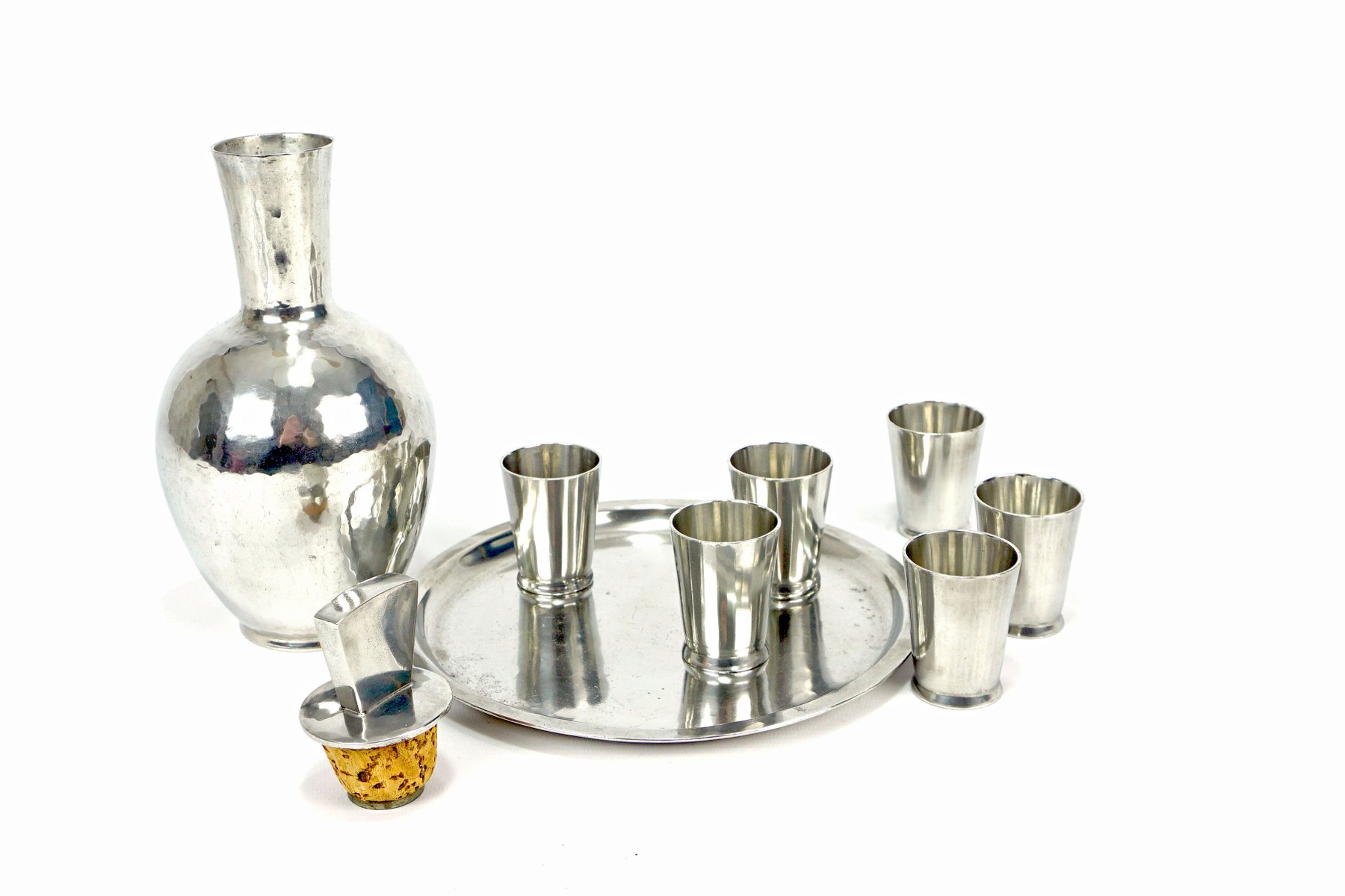 Bauhaus Liqueur Set by Karl Raichle, 1930s for sale at Pamono