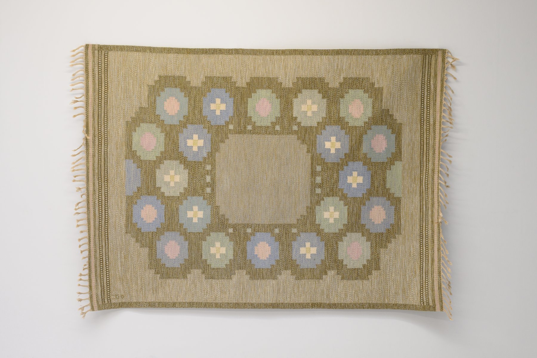 Mid-Century Swedish Kilim Rug by Anna Johanna Angstrom, 1960s for sale ...