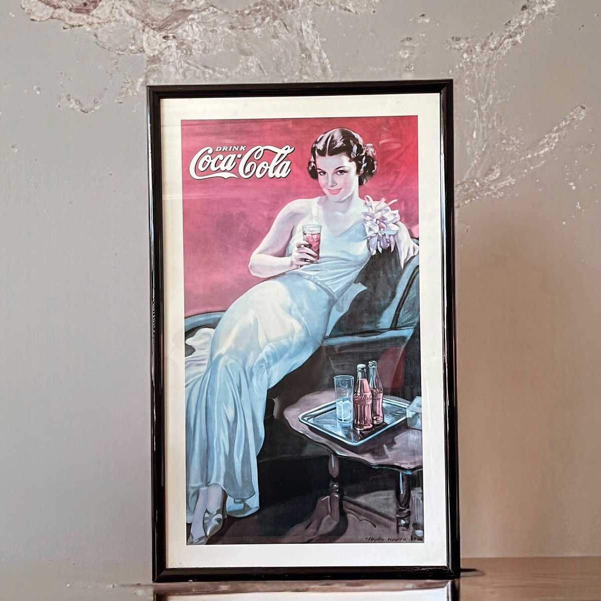Vintage Coca Cola Poster, 1970s for sale at Pamono