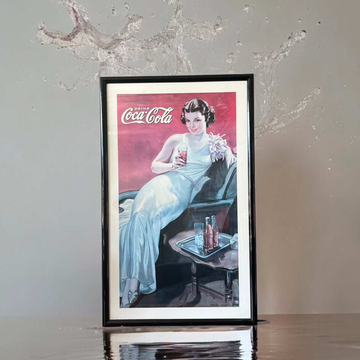 Vintage Coca Cola Poster, 1970er bei Pamono kaufen