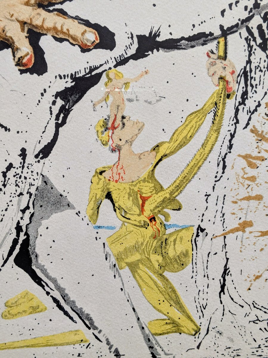 Salvador Dali, Hidalgo's Metamorphosis, Hand-Signed Original Lithograph ...