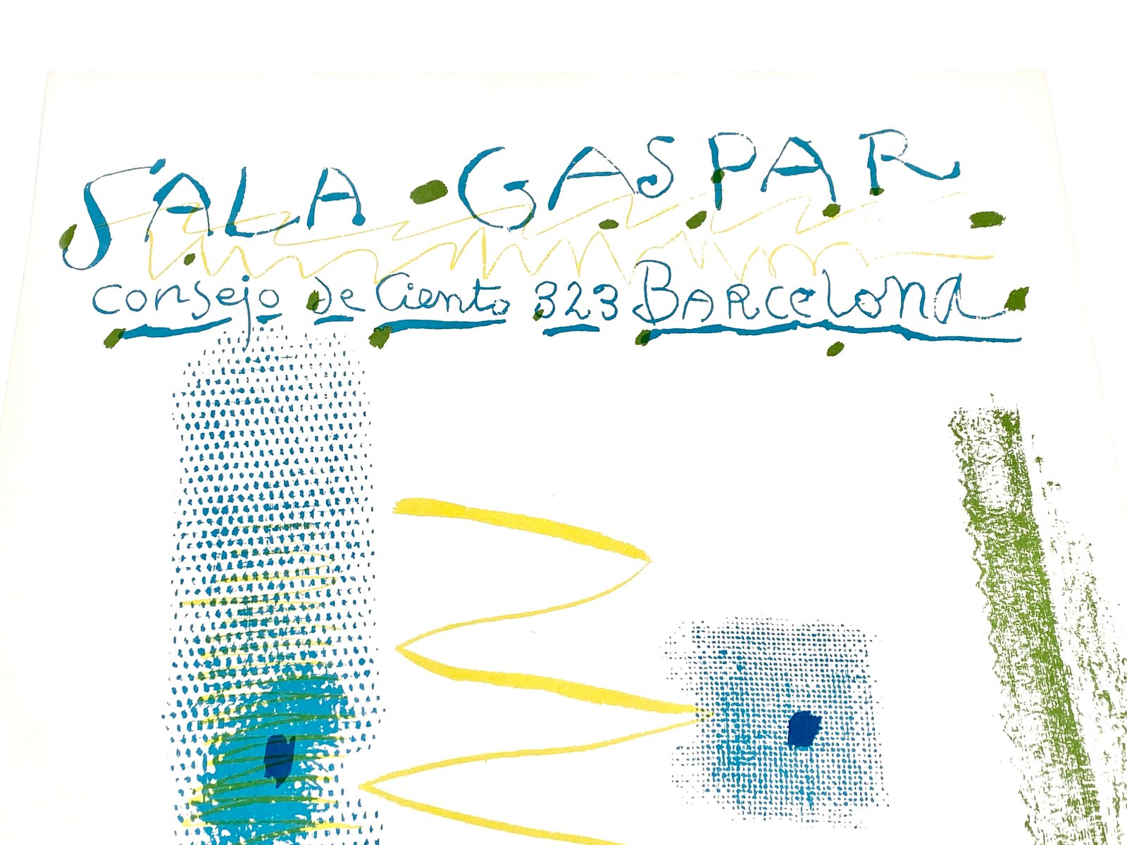 Original Exhibition Poster for Pablo Picasso at the Sala Gaspar Gallery ...