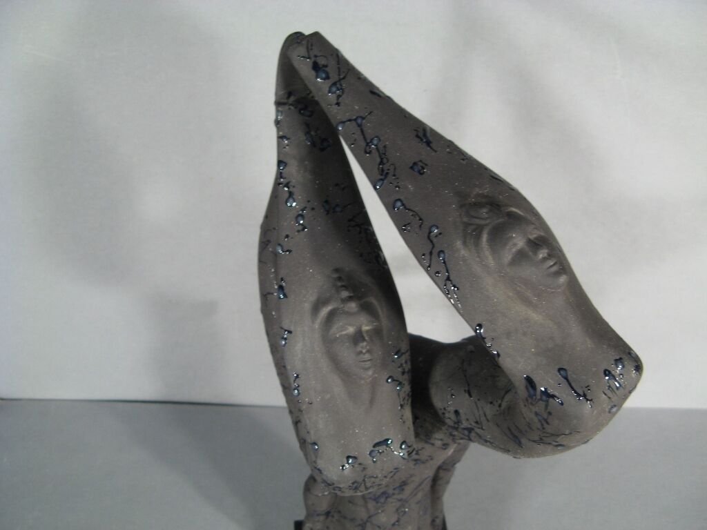 Vintage Ceramic Dancing Couple Sculpture, 1960s-1970s for sale at Pamono