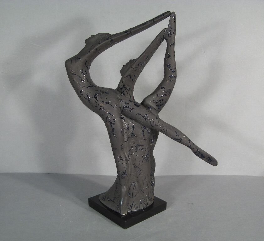 Vintage Ceramic Dancing Couple Sculpture, 1960s-1970s for sale at Pamono