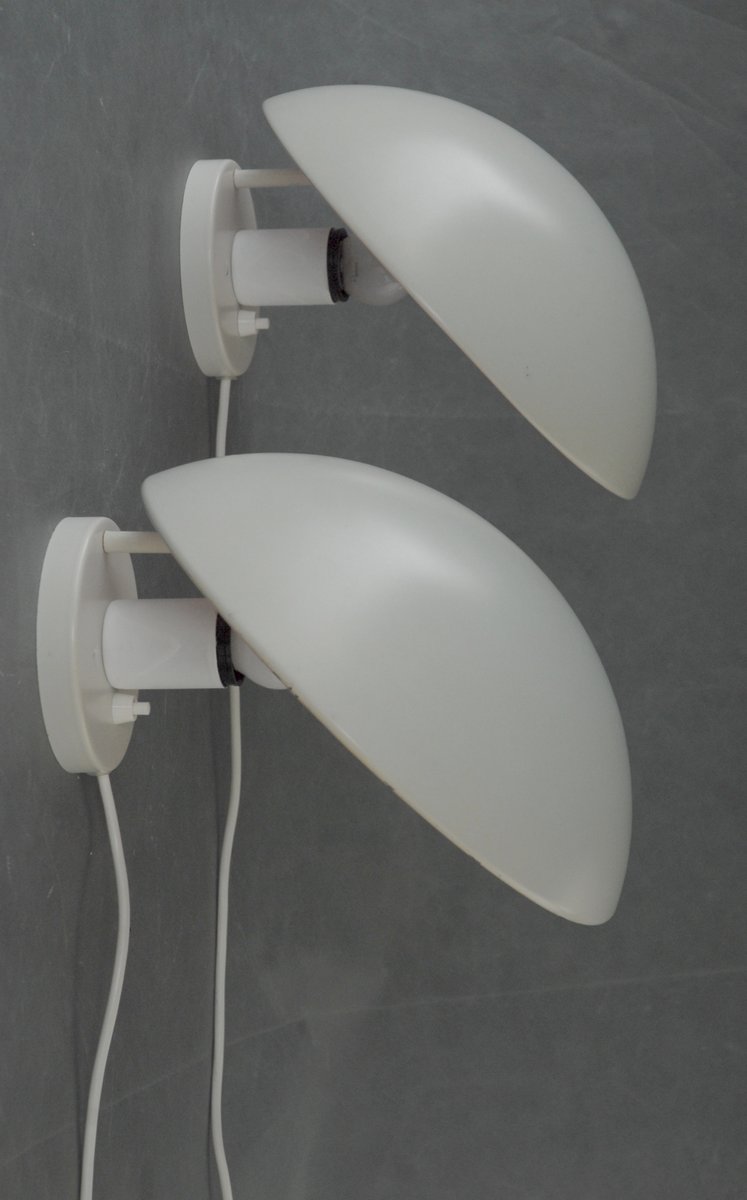 Maxi PH Hat Wall Lamps by Poul Henningsen for Louis Poulsen, 1970s, Set ...