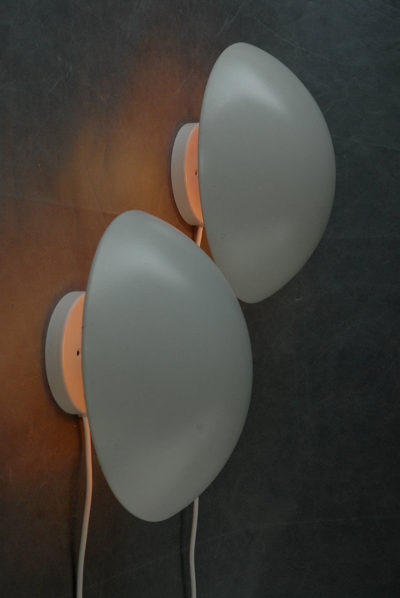 Maxi PH Hat Wall Lamps by Poul Henningsen for Louis Poulsen, 1970s, Set ...