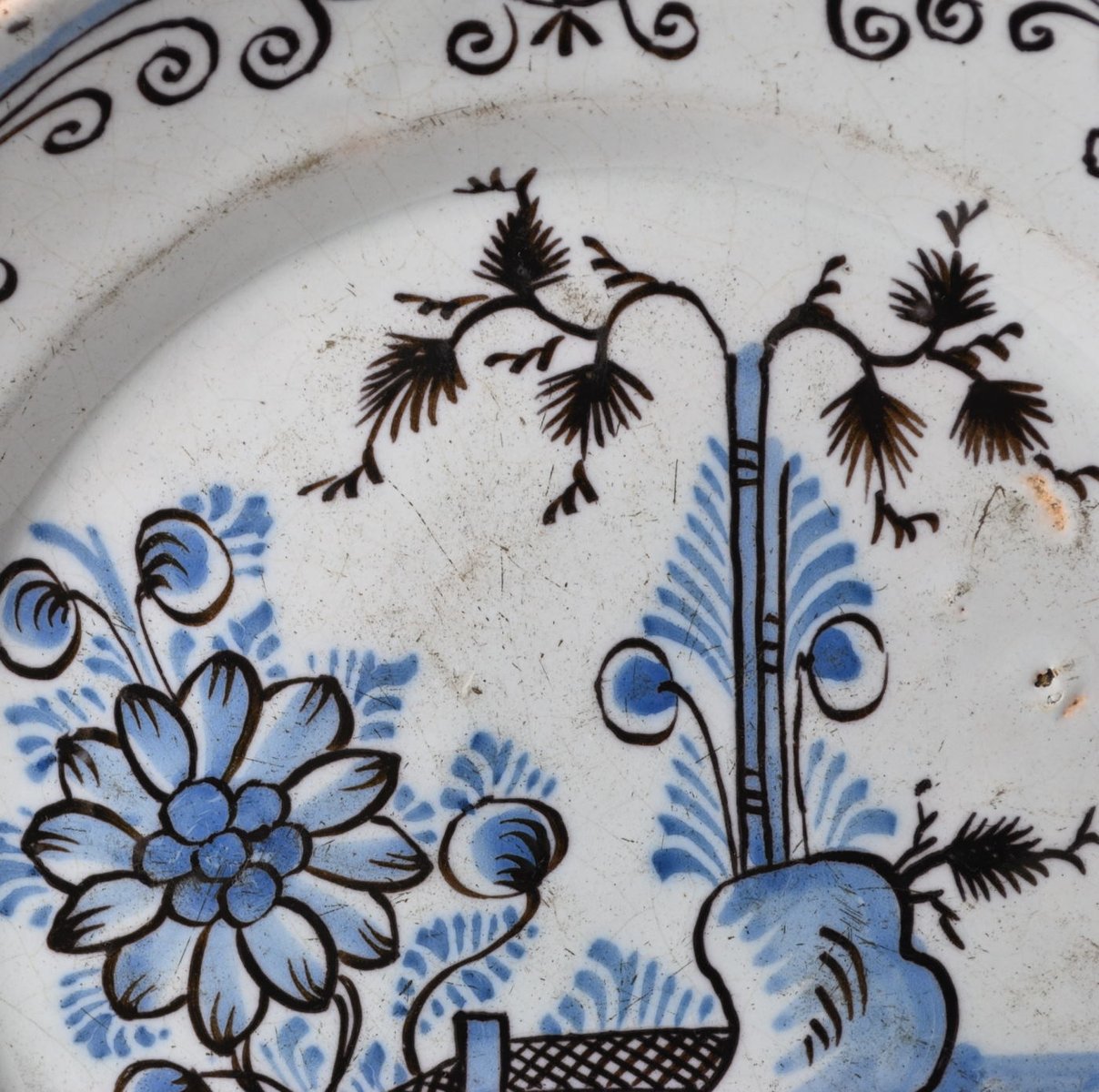 Plate from Delftware, 1700s for sale at Pamono