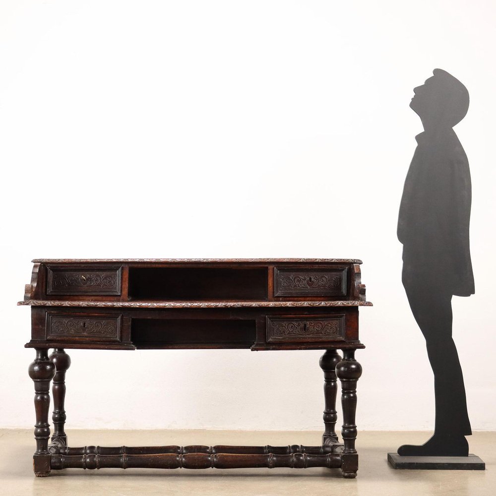Neo-Renaissance Brown Desk for sale at Pamono
