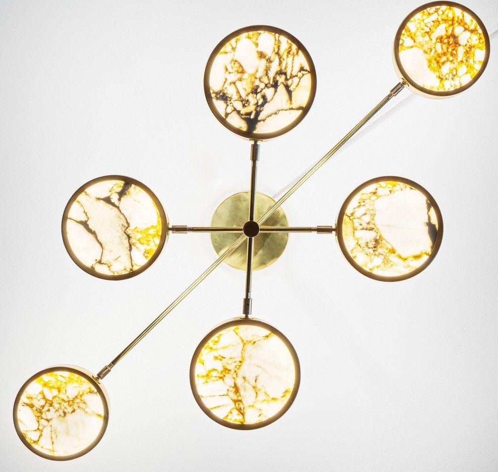 Solar System Chandelier by Silvio Piattelli for sale at Pamono