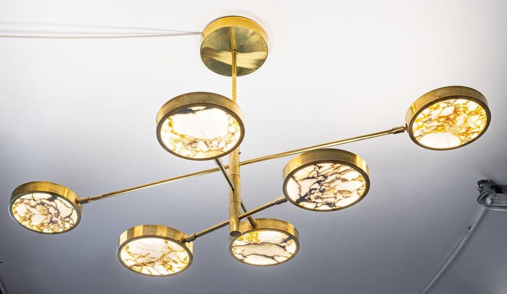 Solar System Chandelier by Silvio Piattelli for sale at Pamono