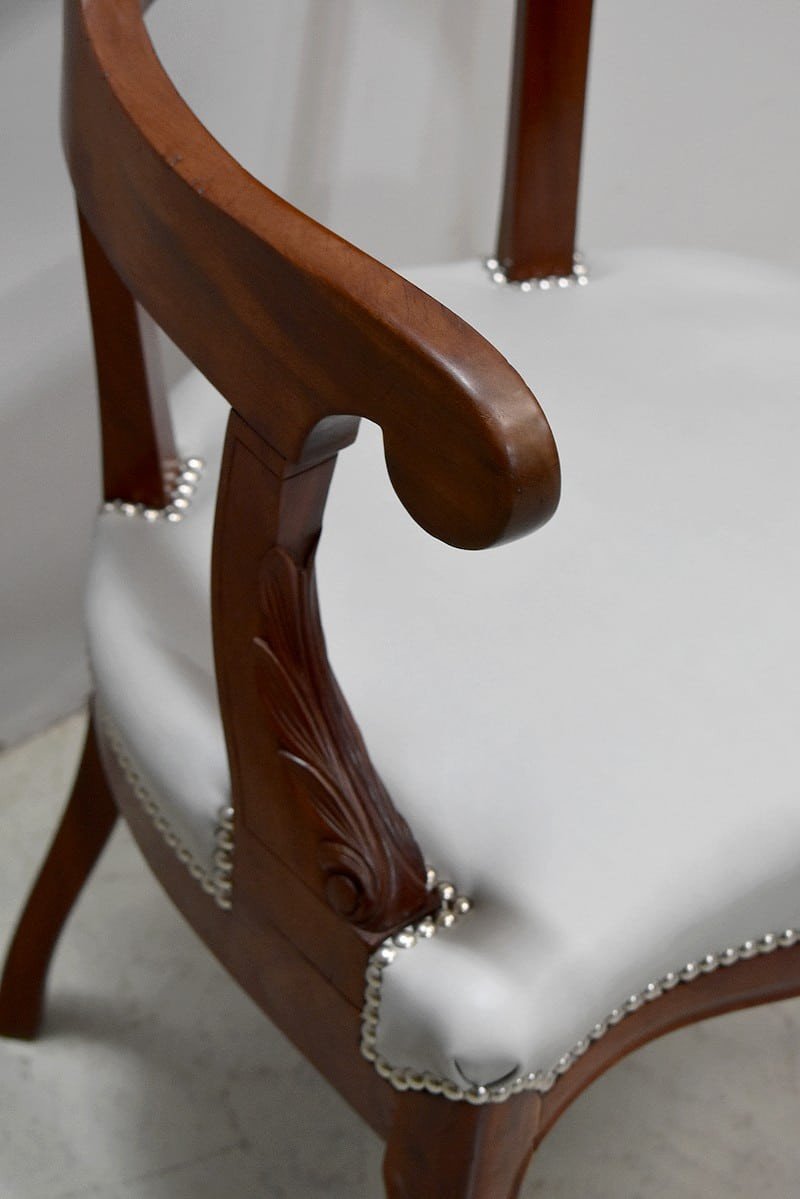 19th Century Napoleon III Office Armchair for sale at Pamono