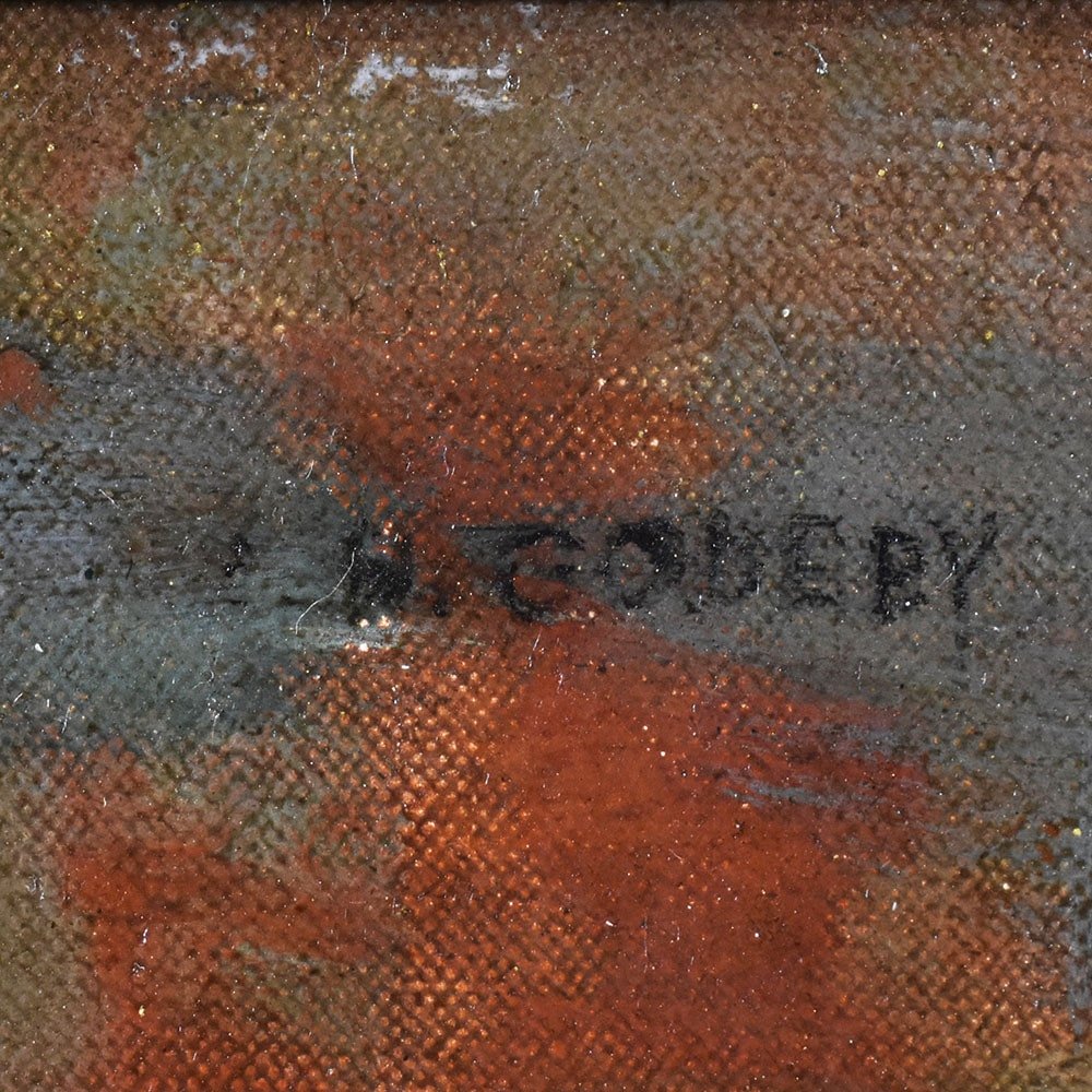 Charles Léon Godeby, Venice with Gondola, 1800s, Oil on Canvas, Framed ...