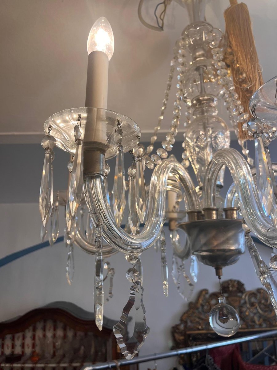 Murano Glass Luster, 1950s for sale at Pamono