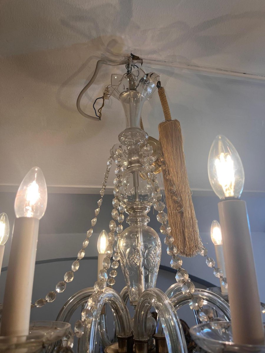 Murano Glass Luster, 1950s for sale at Pamono