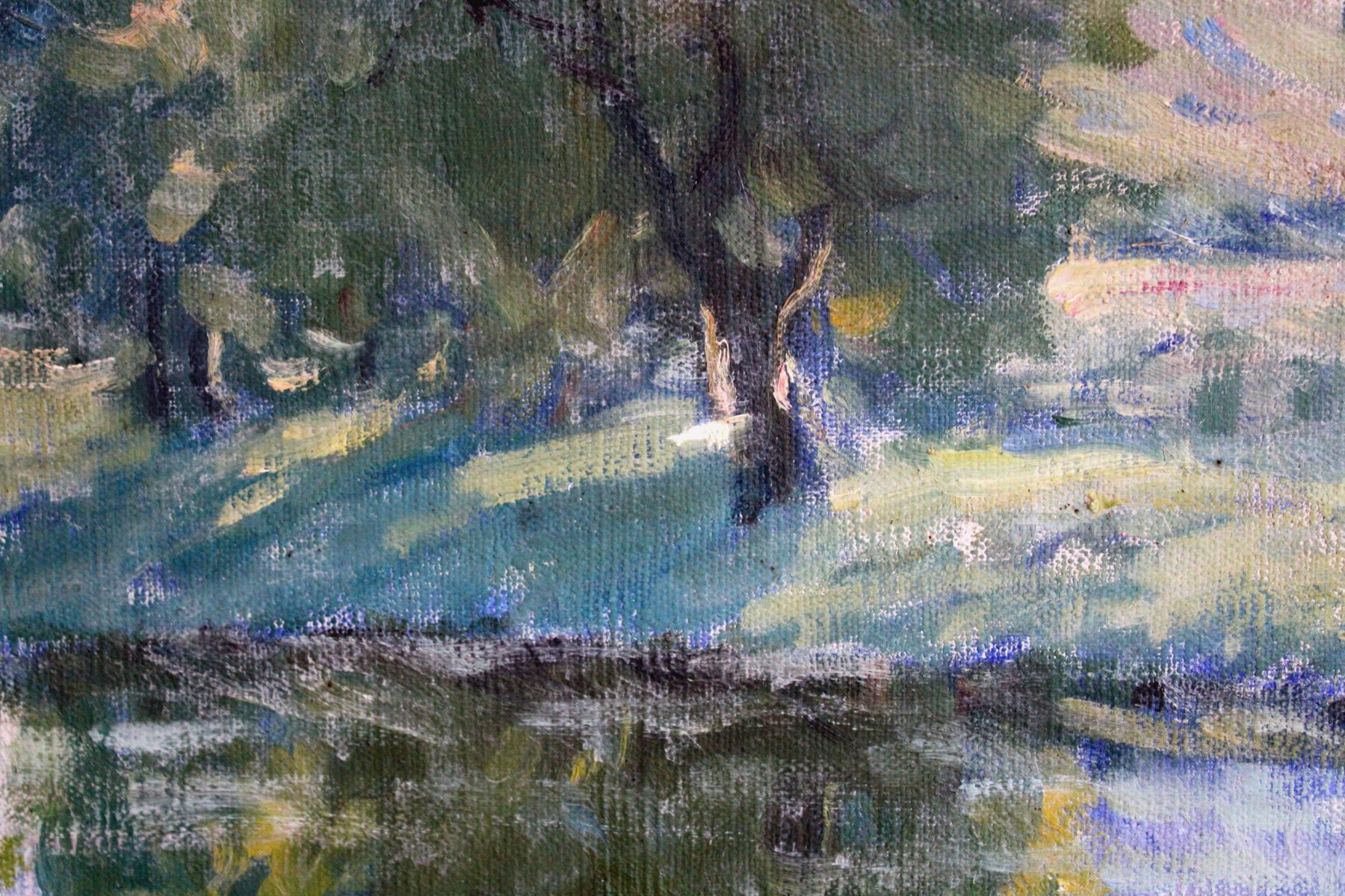 Peteris Rungis, Summer Day, Oil on Canvas for sale at Pamono