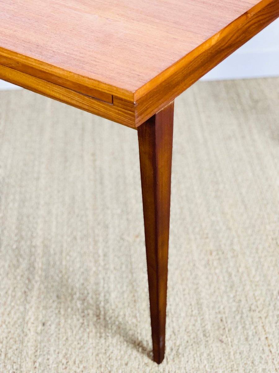 Scandinavian Teak Dining Table for sale at Pamono