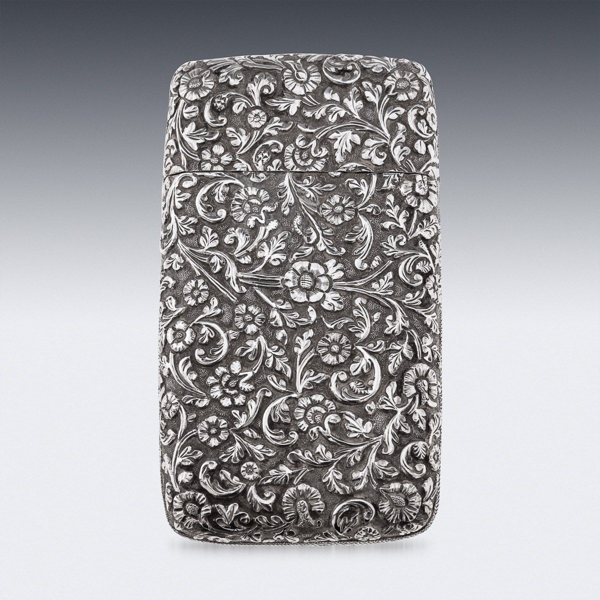 Antique 19th Century Indian Kutch Silver Cigar Case, 1880s for sale at ...