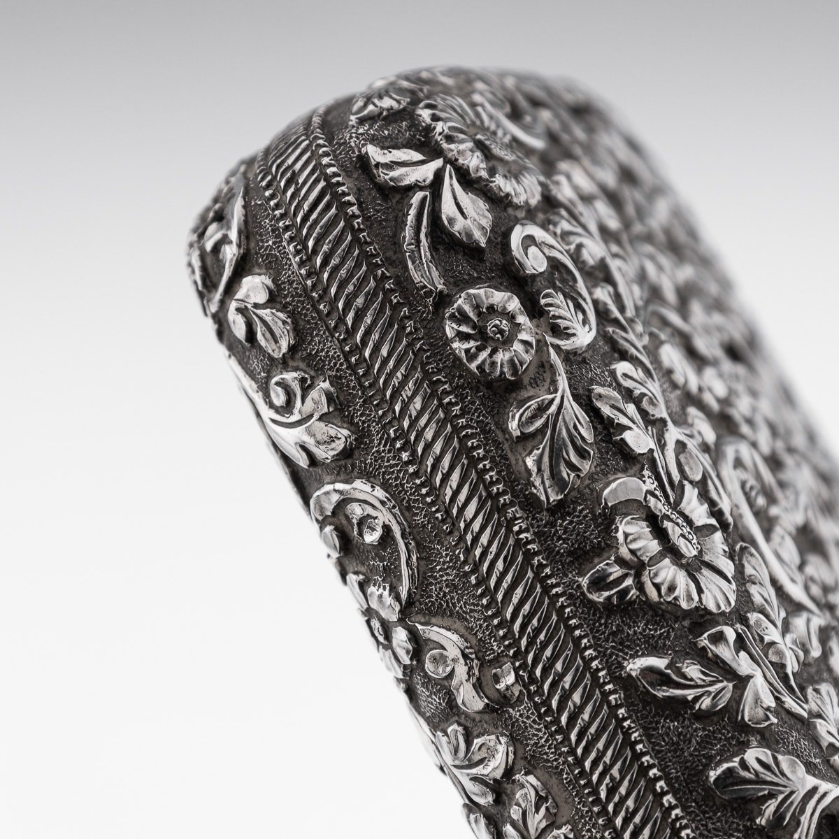 Antique 19th Century Indian Kutch Silver Cigar Case, 1880s for sale at ...