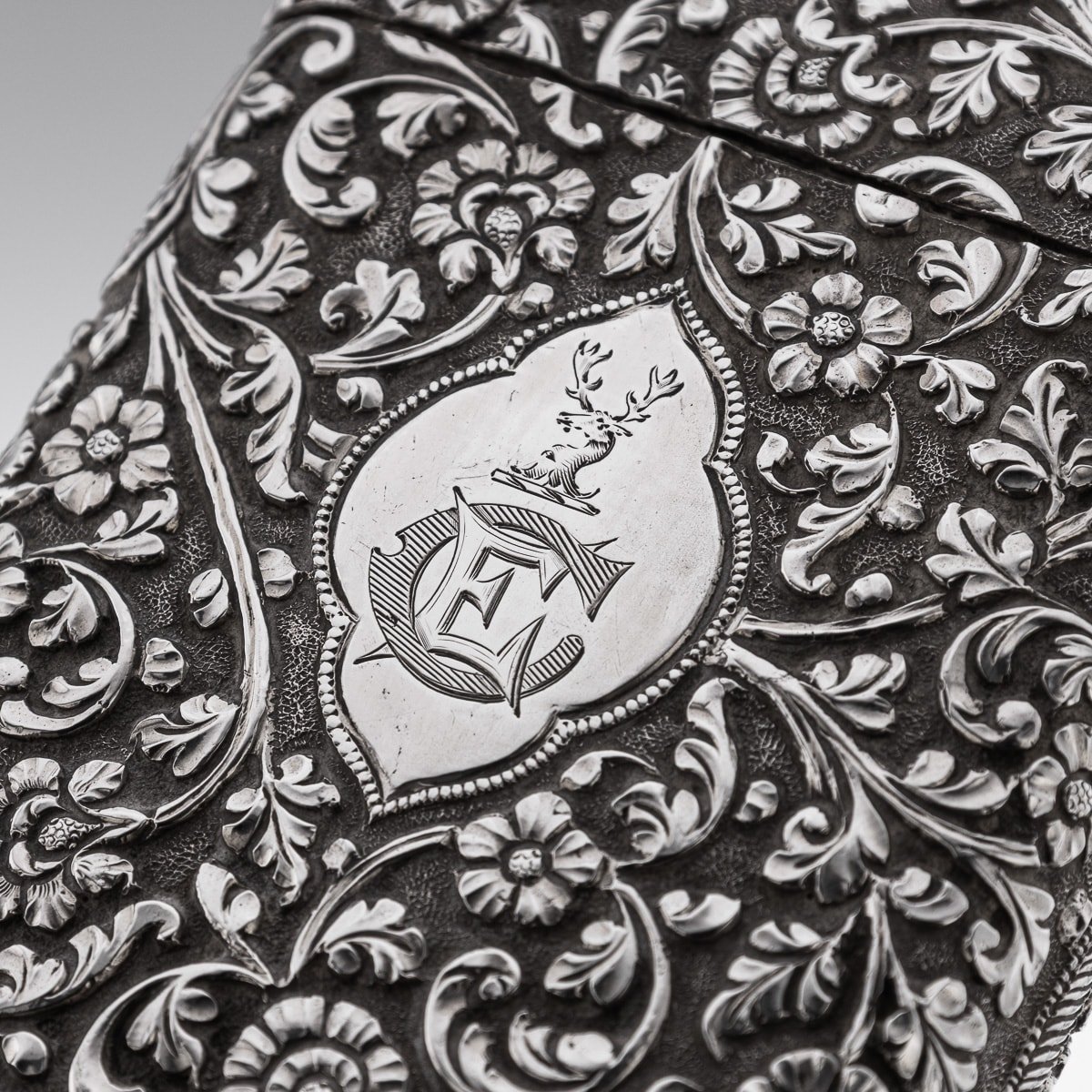 Antique 19th Century Indian Kutch Silver Cigar Case, 1880s for sale at ...