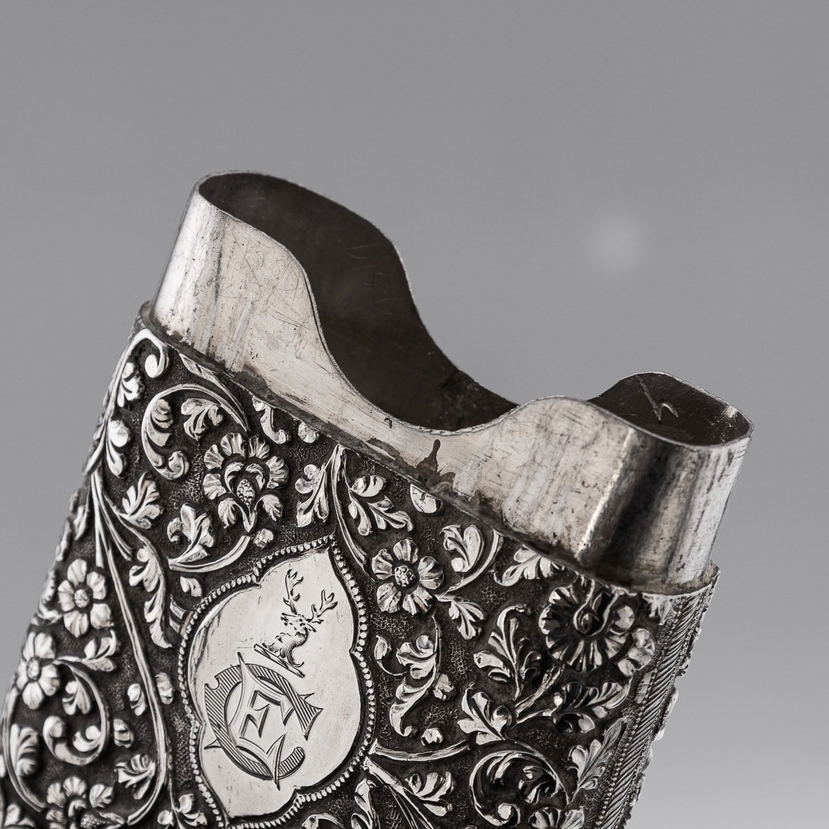 Antique 19th Century Indian Kutch Silver Cigar Case, 1880s for sale at ...