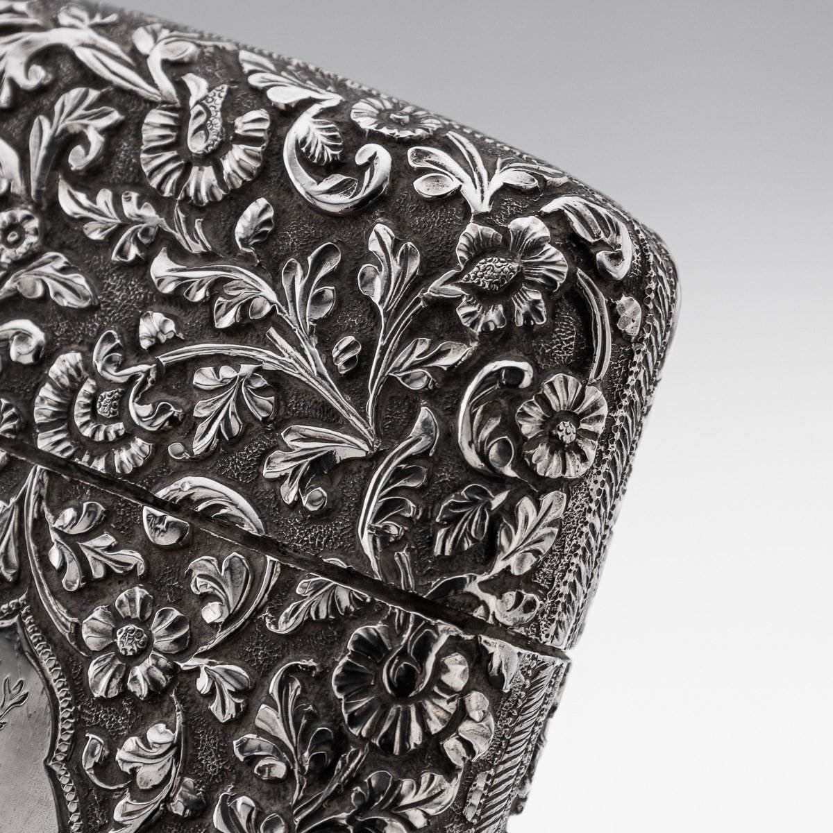 Antique 19th Century Indian Kutch Silver Cigar Case, 1880s for sale at ...