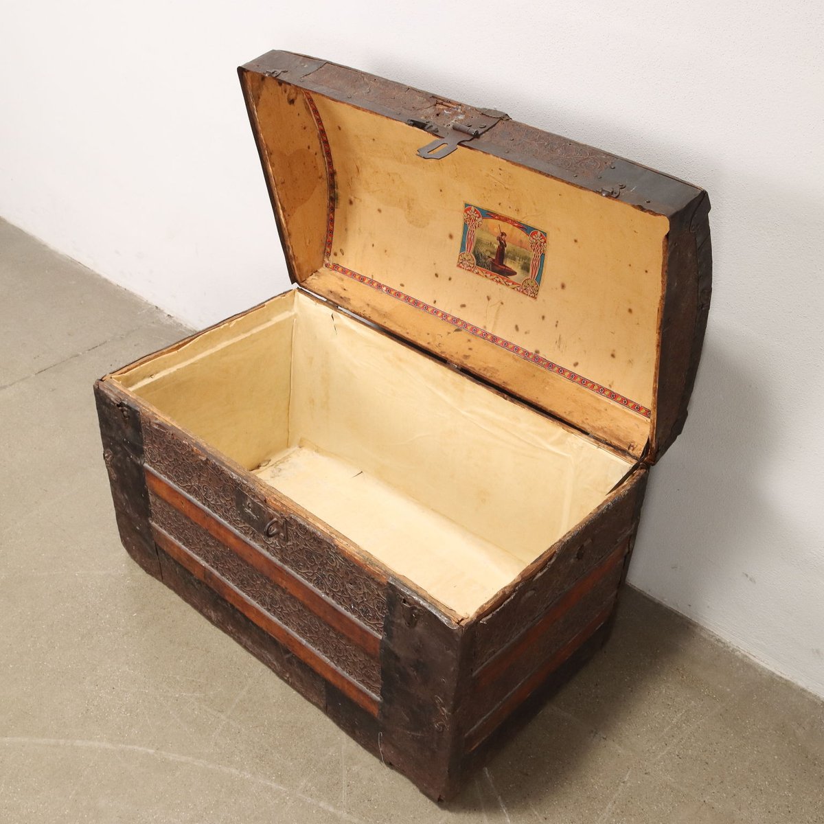 Neo-Renaissance Wood Chest for sale at Pamono