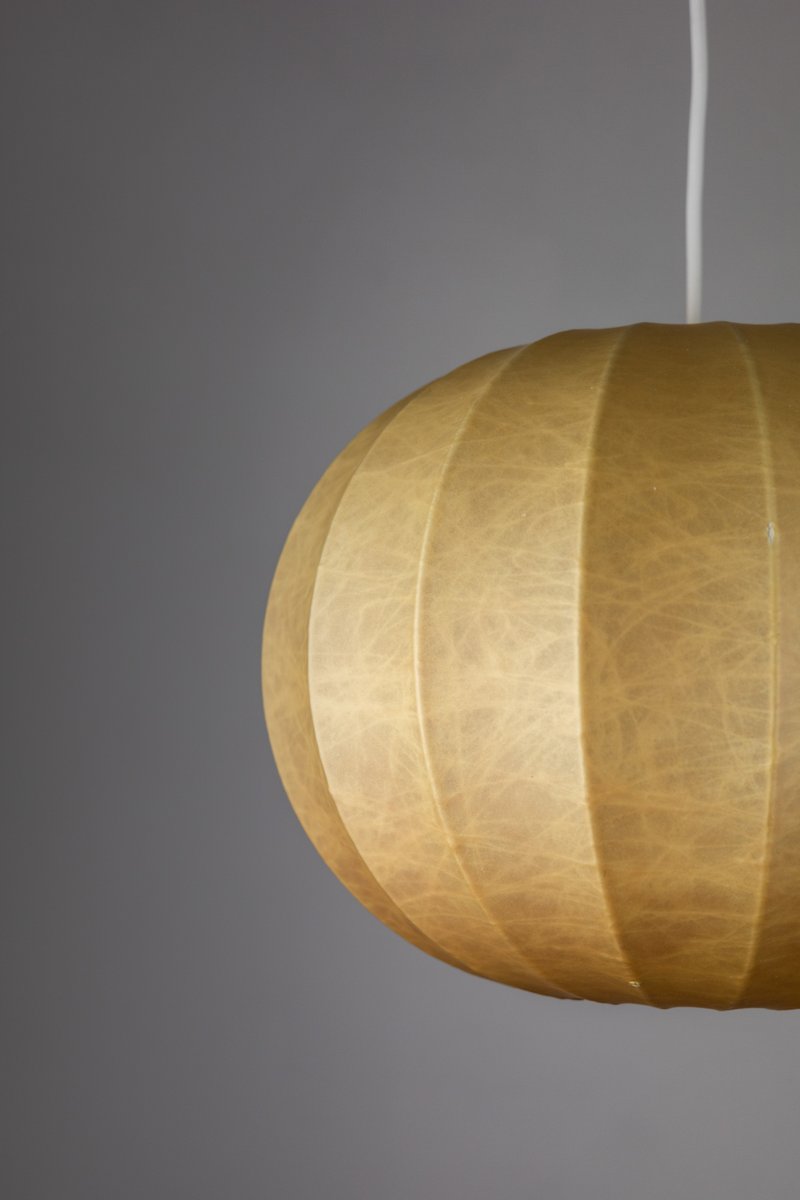 Small Mid-Century Italian Modern Cocoon Resin Lamp for sale at Pamono