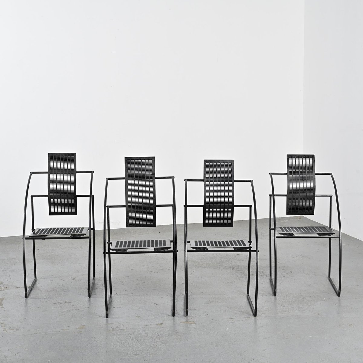 Chairs Quinta by Mario Botta for Alias, 1985, Set of 4 for sale at Pamono