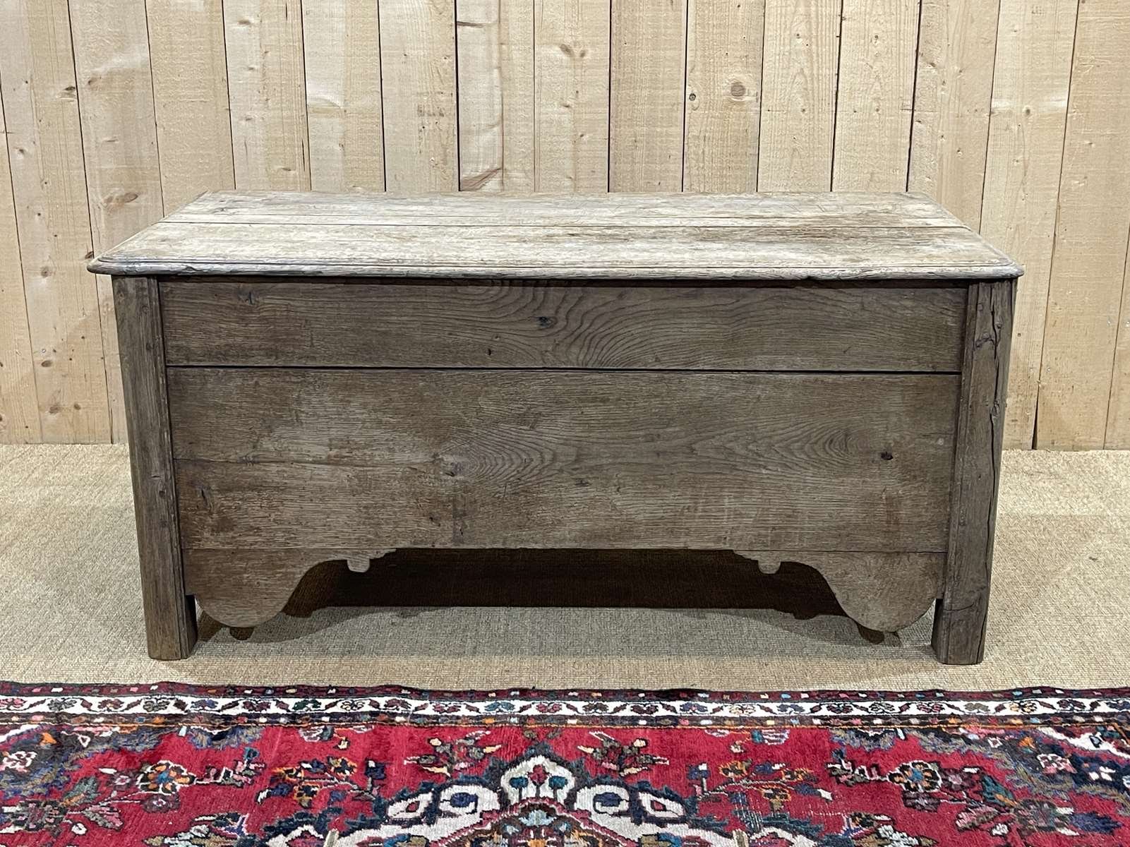 18th Century Chest Bench in Raw Oak for sale at Pamono