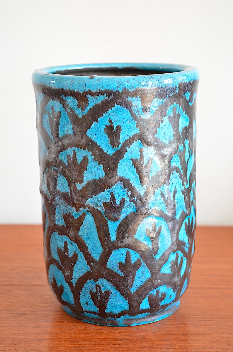 Art Deco Flower Vase in Ceramic, 1920s for sale at Pamono