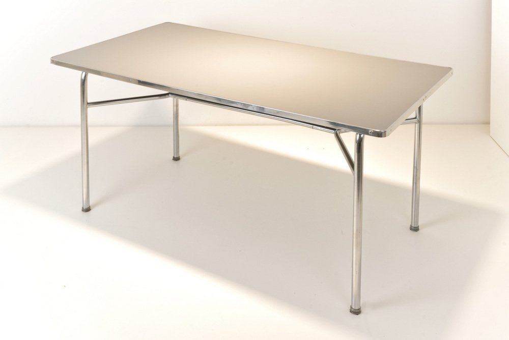 Dining Table in Steel Tube from Mauser Works Waldeck, 1950s for sale at ...