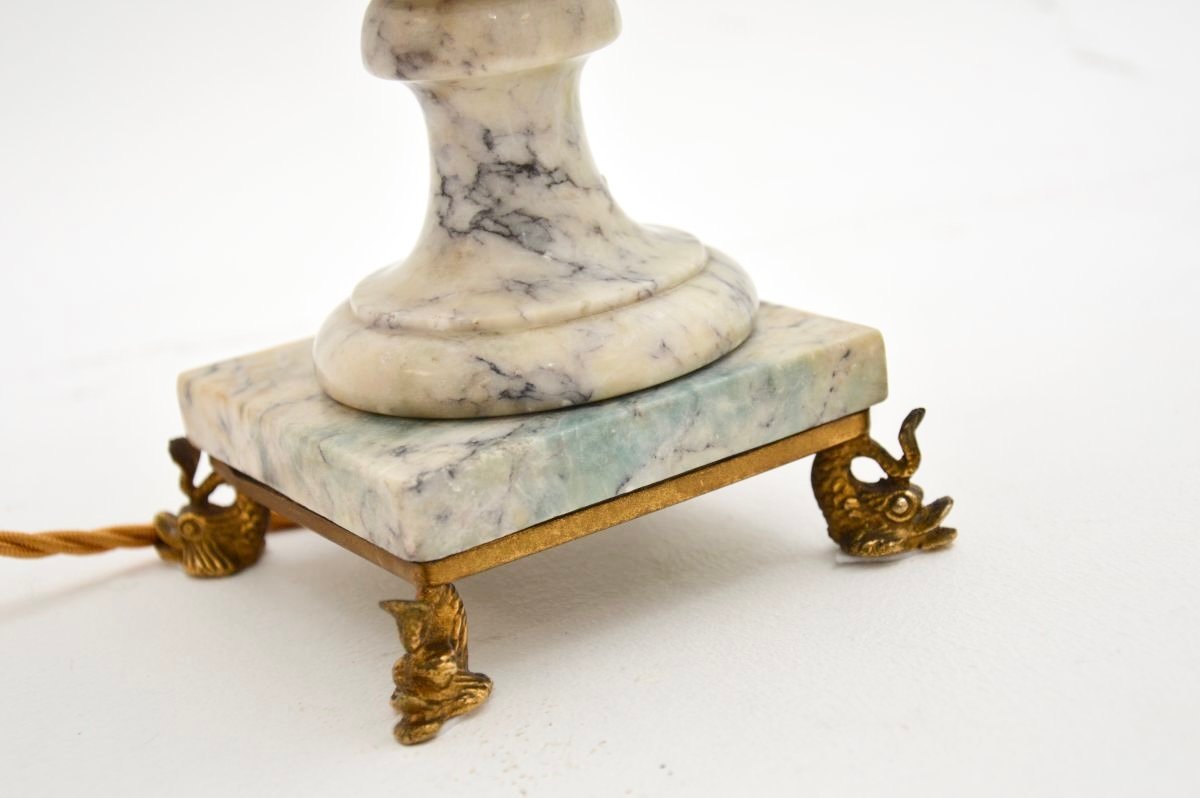 Antique Marble Table Lamps, 1910, Set of 2 for sale at Pamono