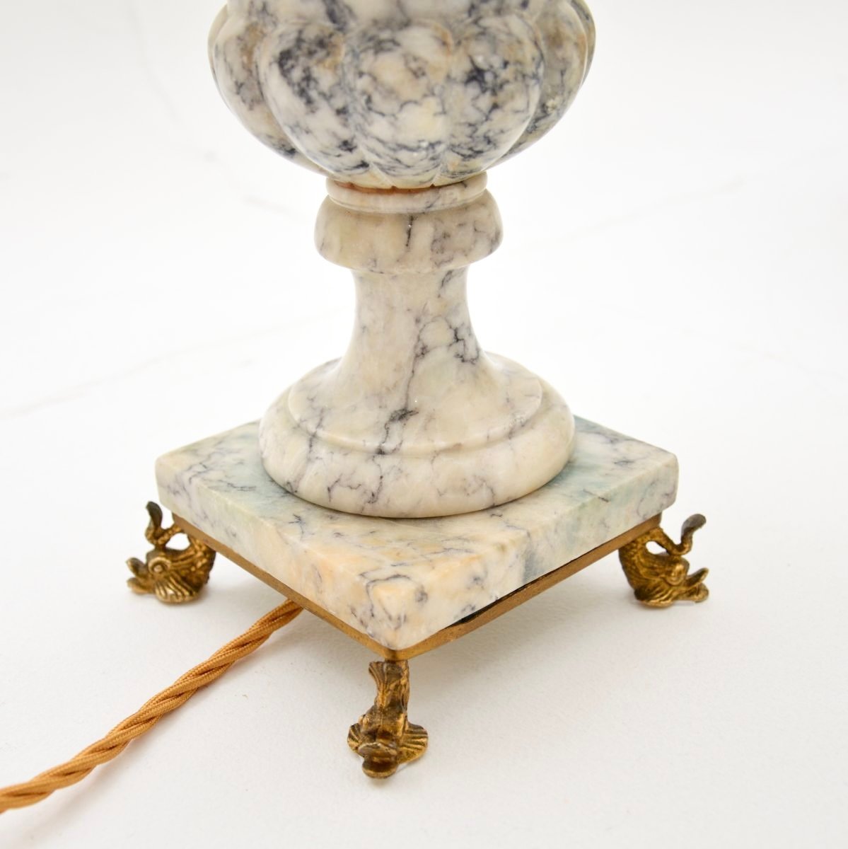Antique Marble Table Lamps, 1910, Set of 2 for sale at Pamono