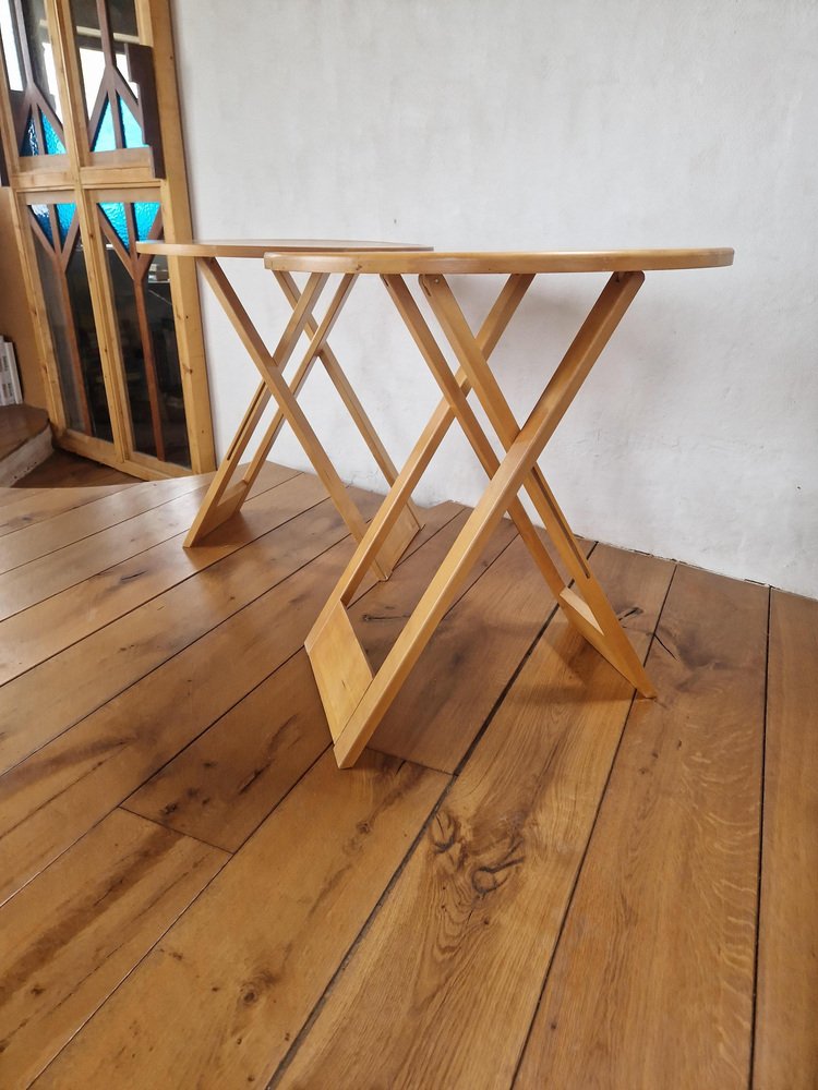 Tables Pliantes par Roger Tallon Fo Sidue, 1970s, Set de 2 en vente sur ...