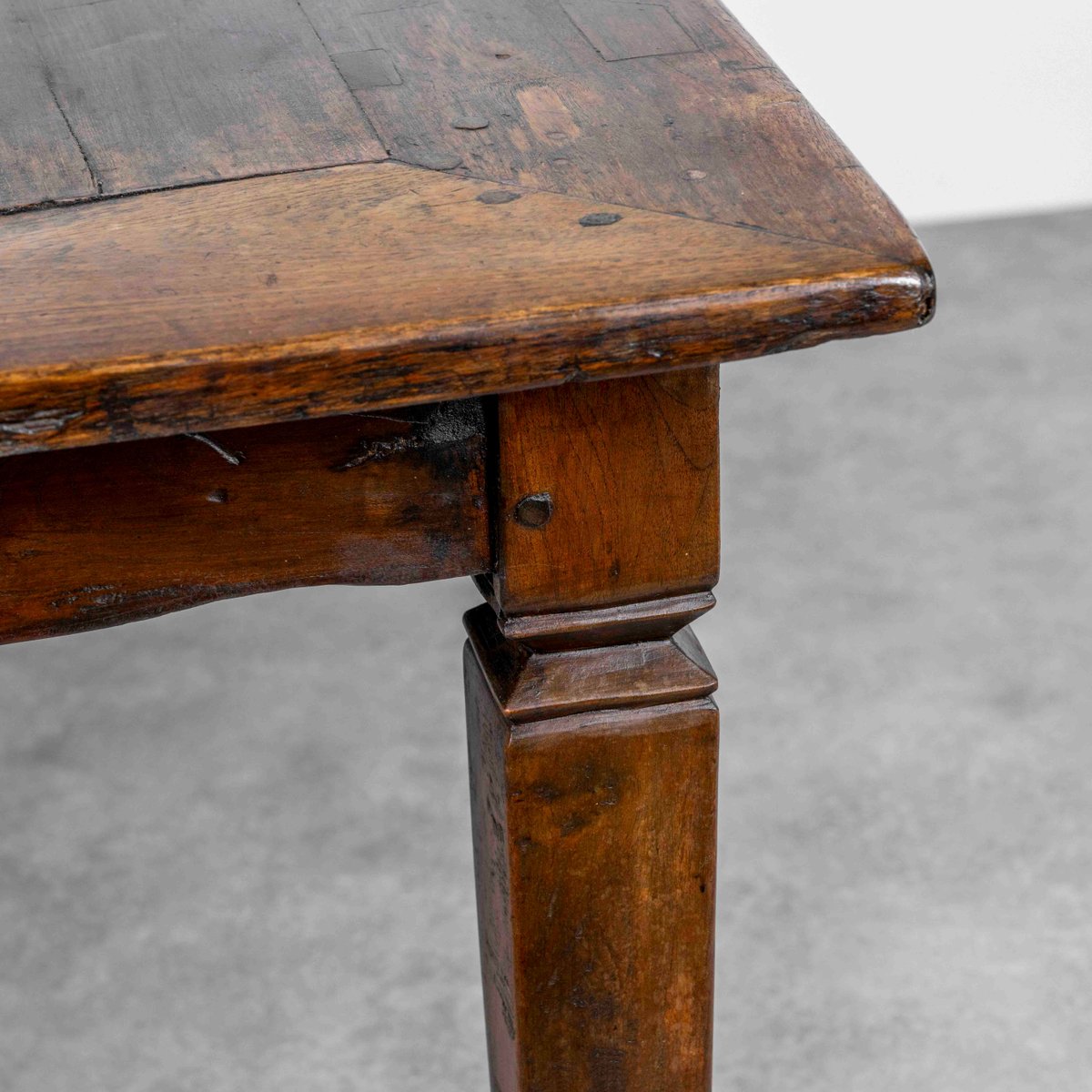 Neoclassical Oak Refectory Table for sale at Pamono