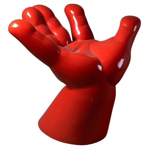 Sculptural Hand Chair, 1980s for sale at Pamono