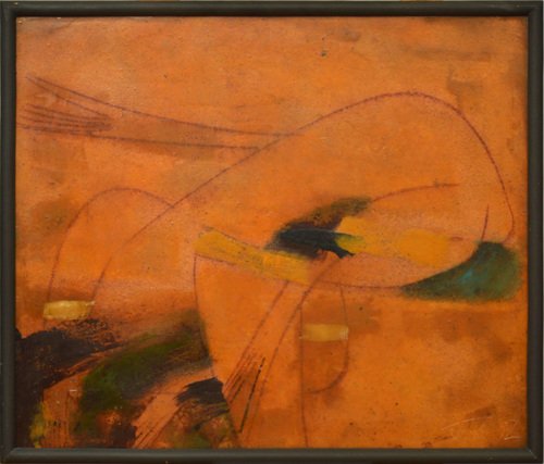 Oleg Bausov, Composition, 2000s, Painting on Paper for sale at Pamono