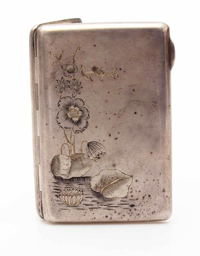 Silver Cigarette Case, 1890s for sale at Pamono