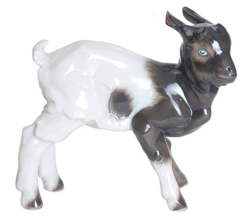 20th Century Goat Porcelain Figurine for sale at Pamono