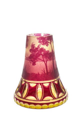 Glass Vase from Carl S Lambert for sale at Pamono