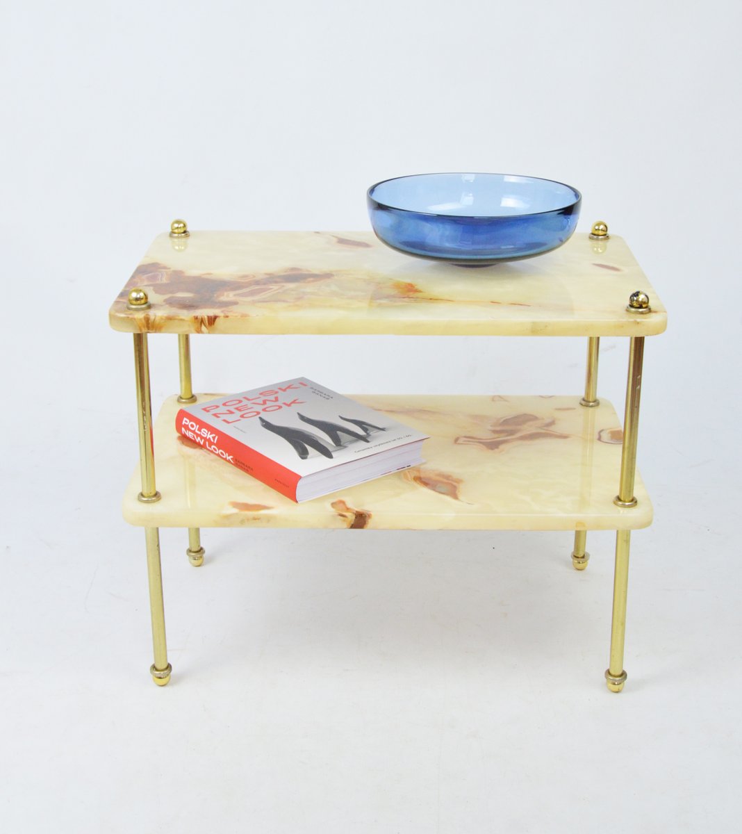 Onyx Side Table, 1980s for sale at Pamono