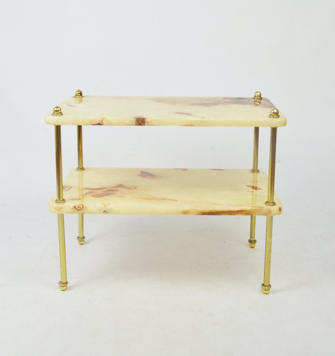 Onyx Side Table, 1980s for sale at Pamono