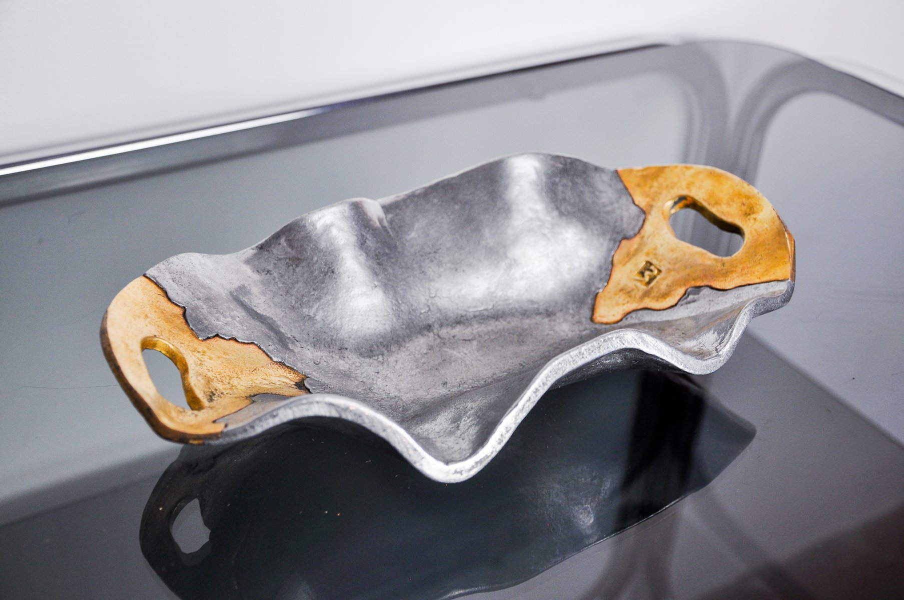 Brutalist Empty Pocket Tray by Arte3, Spain, 1980s for sale at Pamono