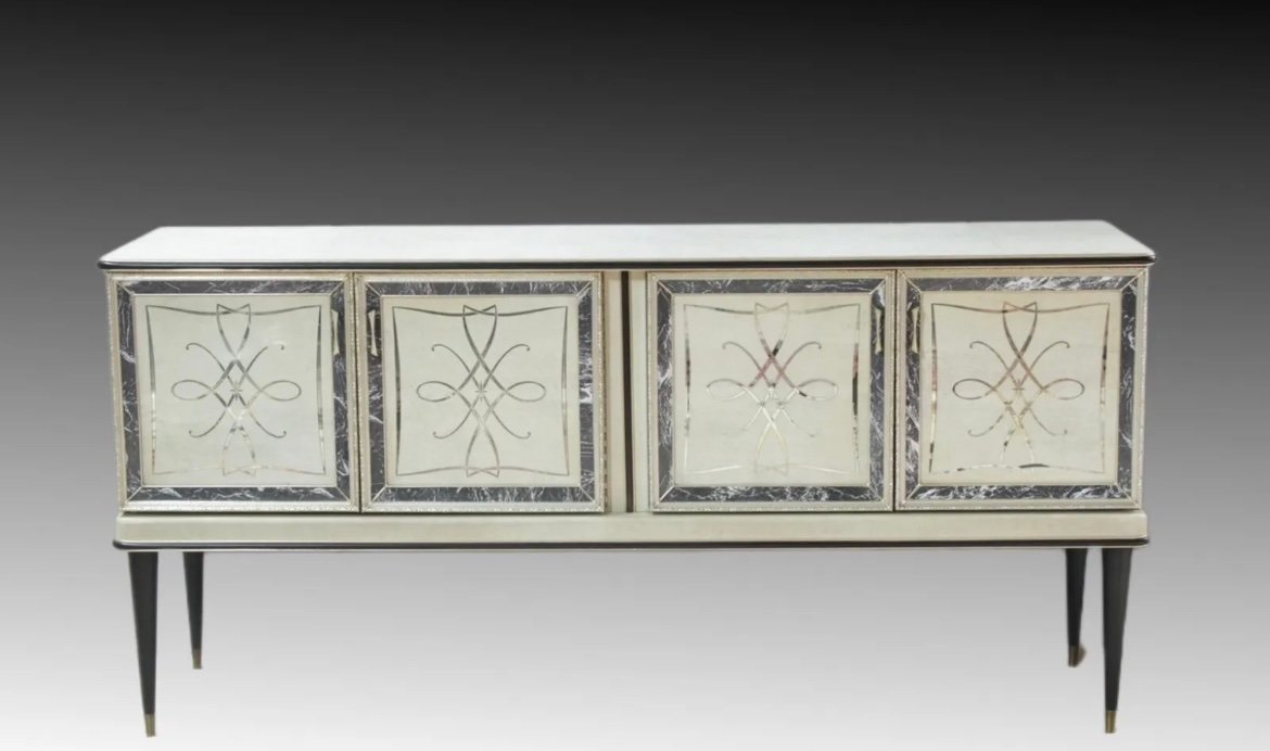 Art Deco Sideboard by Umberto Mascagni, 1950s for sale at Pamono