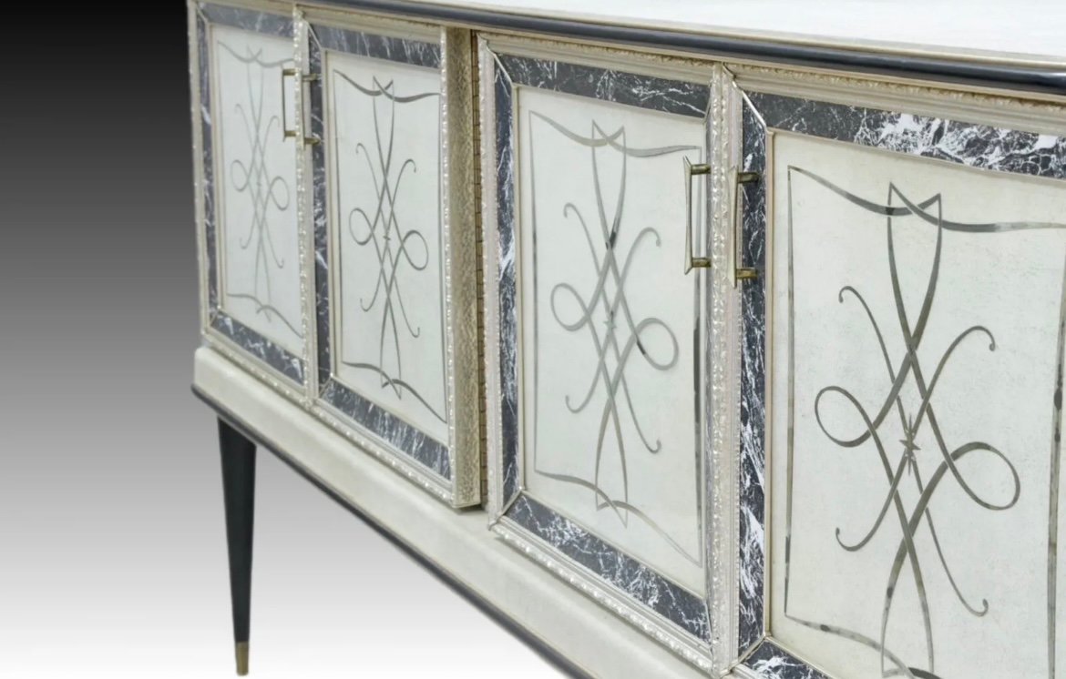 Art Deco Sideboard by Umberto Mascagni, 1950s for sale at Pamono