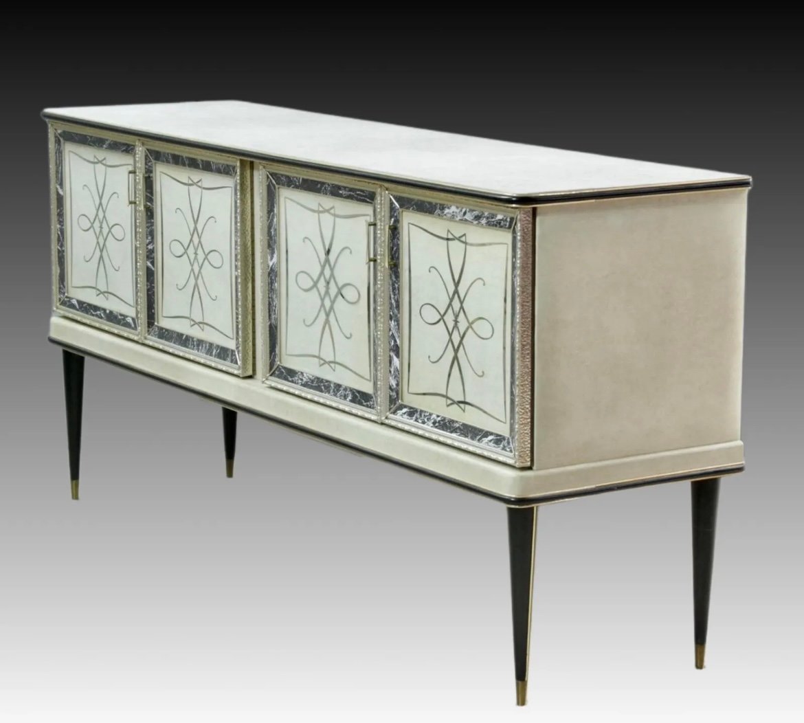 Art Deco Sideboard by Umberto Mascagni, 1950s for sale at Pamono