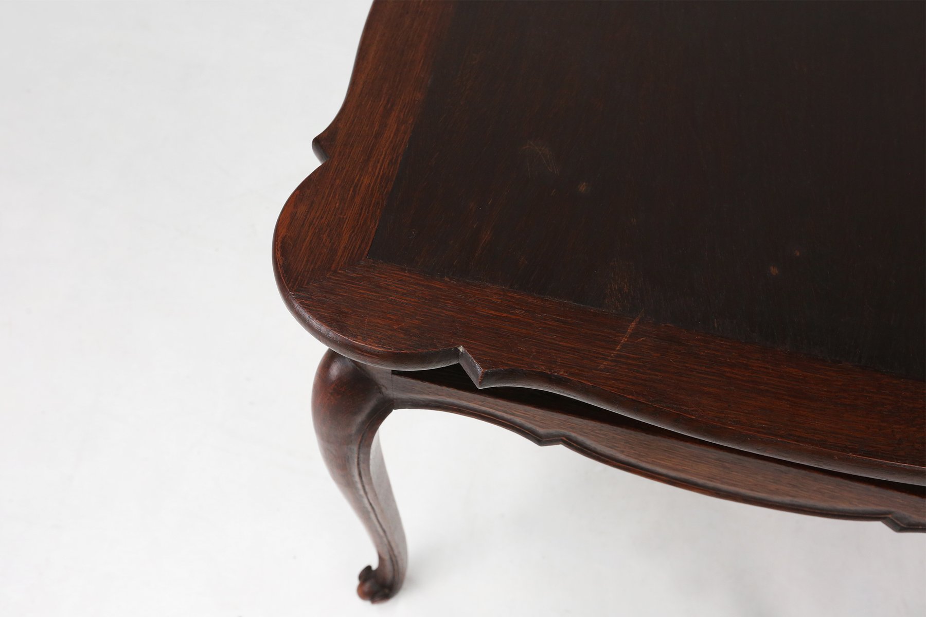 French Card Table in Wood with 2 Drawers, 1890s for sale at Pamono