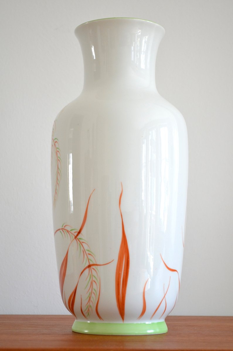 Art Nouveau Porcelain Vase from Heubach, 1920s for sale at Pamono