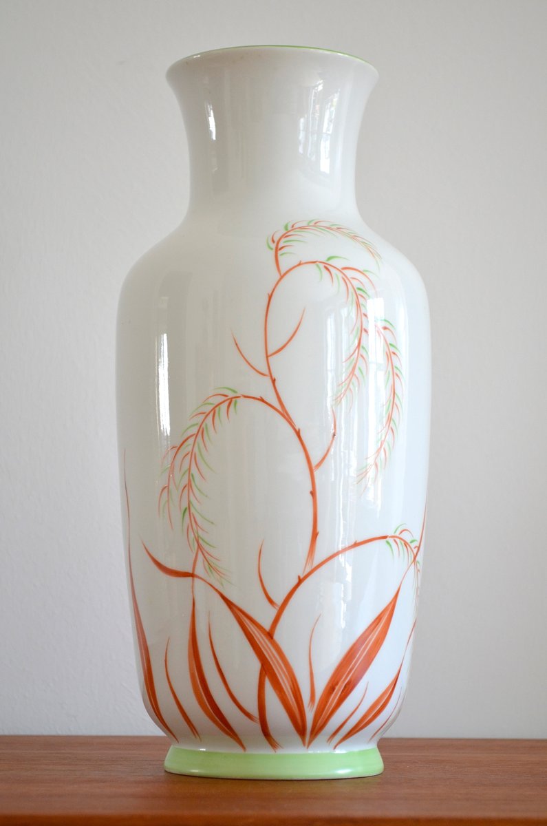 Art Nouveau Porcelain Vase from Heubach, 1920s for sale at Pamono